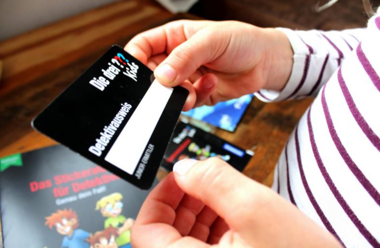 Detektivausweis Sammelaktion von Thalia mit drei Fragezeichen Kids ...